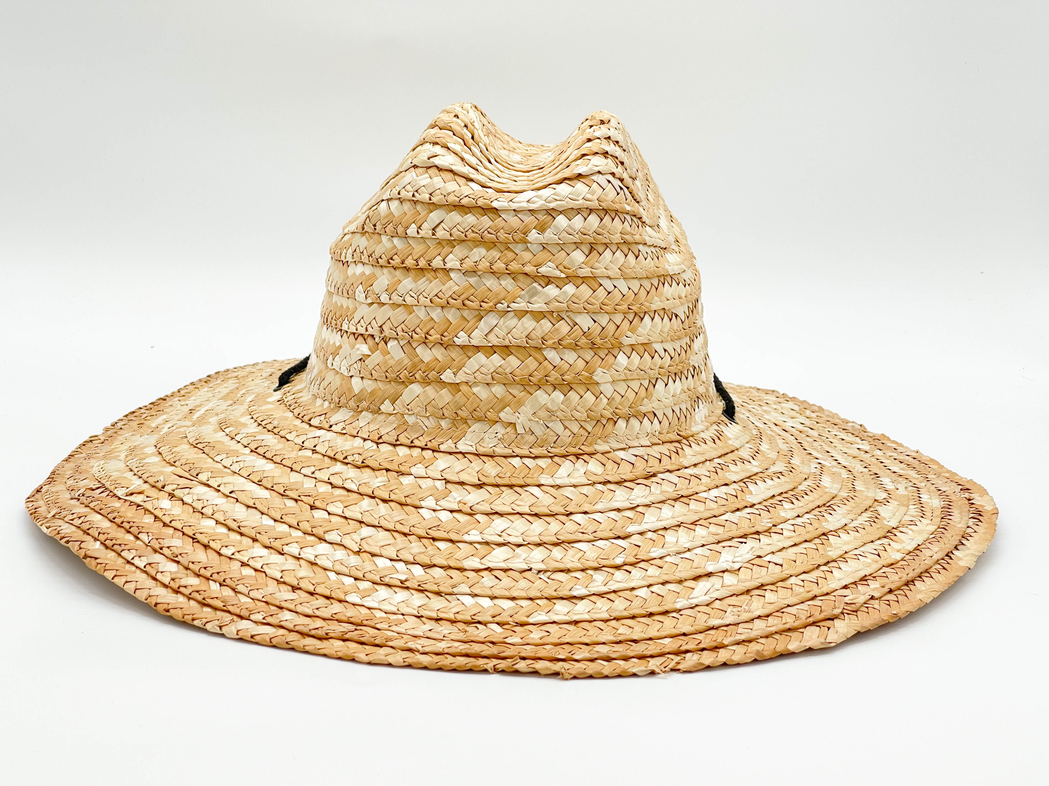 "ROUND" CORN STRAW HAT WHOLESALE BY DOZEN(12PCS) – LJIsland