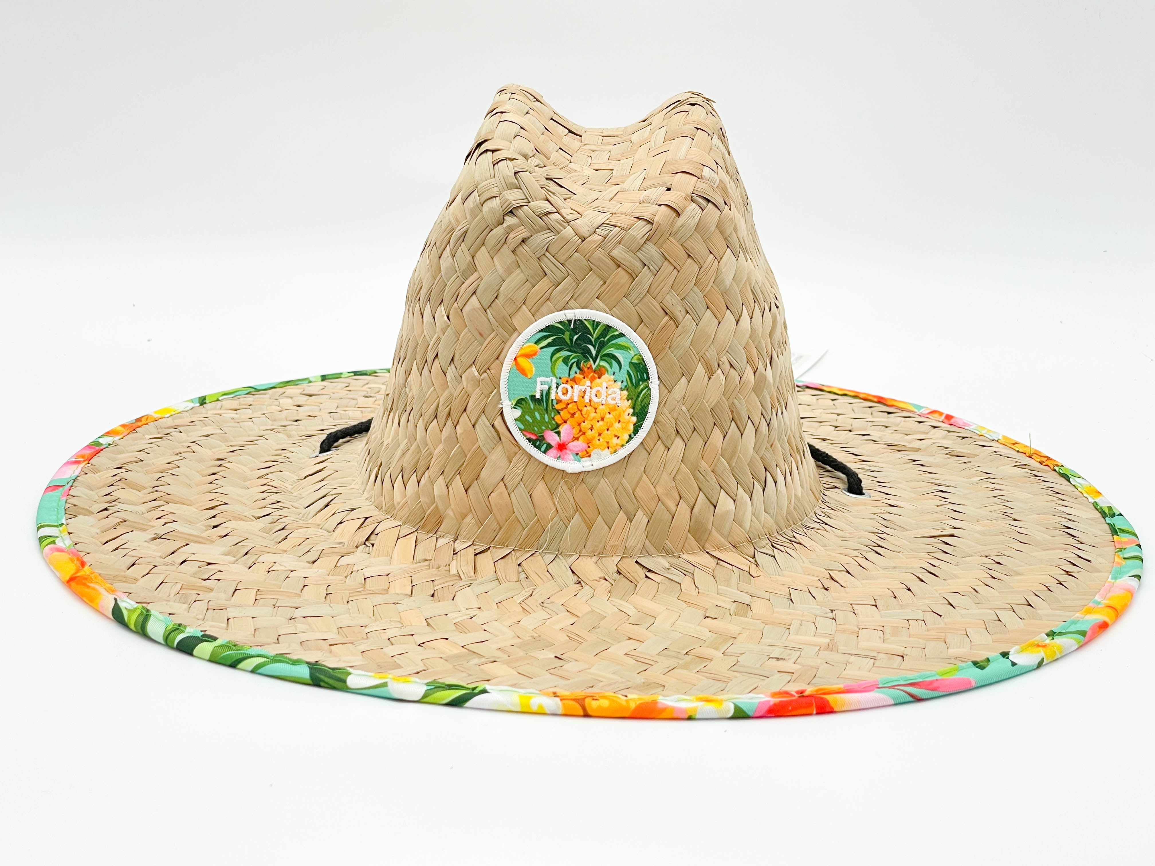 "FLORIDA PINEAPPLE" BEACH STRAW HAT WHOLESALE – LJIsland