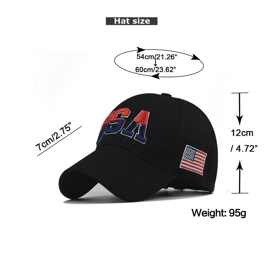 "Double Color USA" Baseball Cap wholesale By Dozen(12pcs) – LJIsland